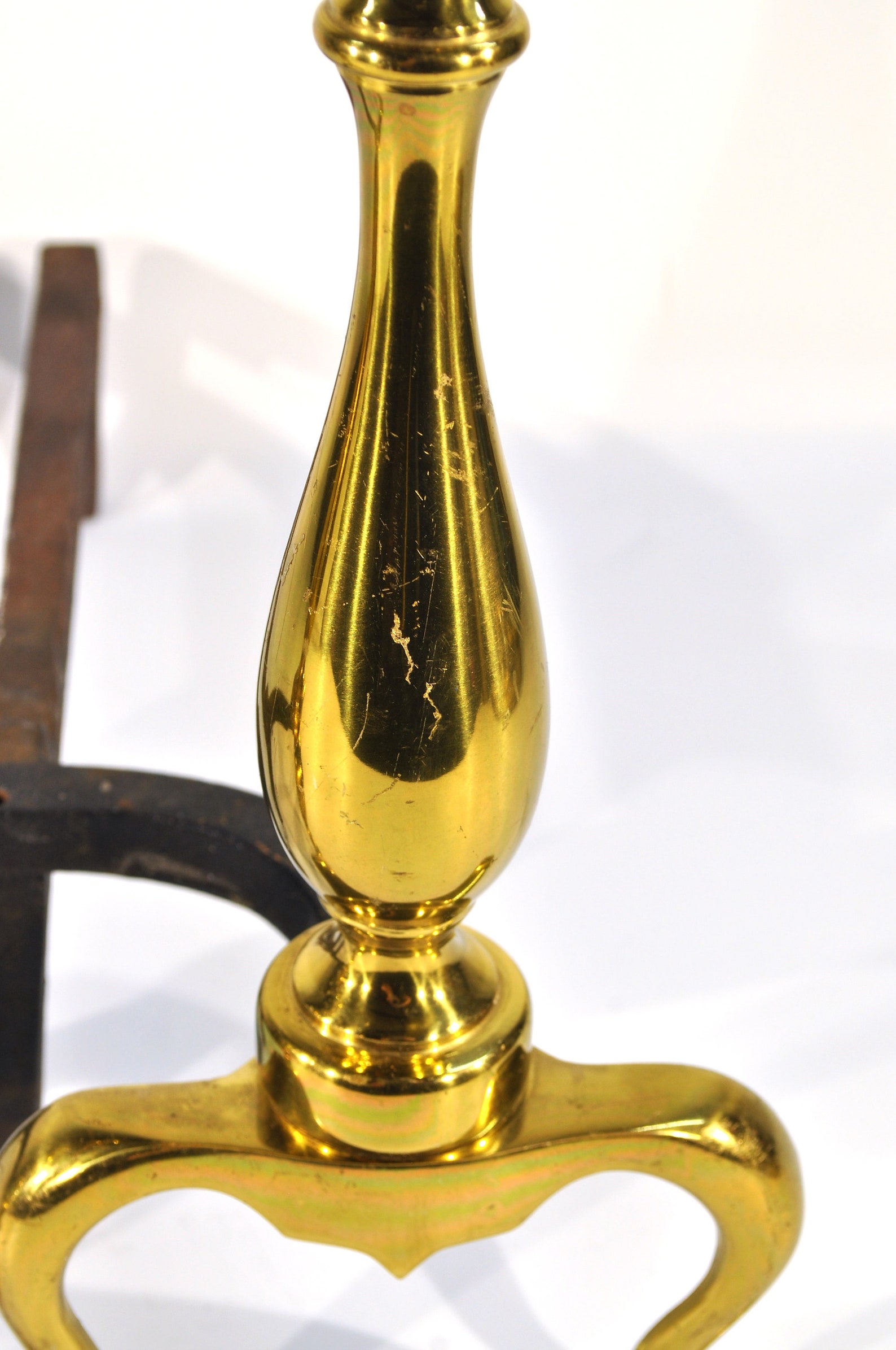 Vintage Fire Dogs /andirons/ Fireplace Log Holders/fireplace - Etsy