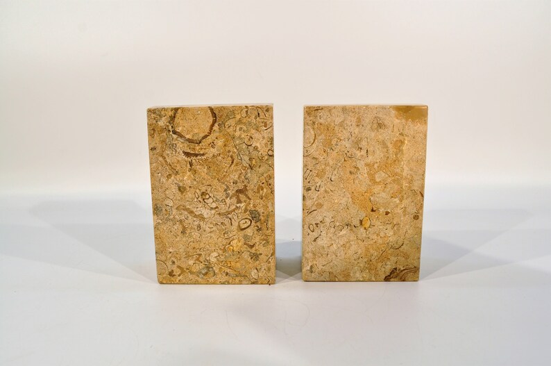Mid Century Modern Granite Bookends - Etsy