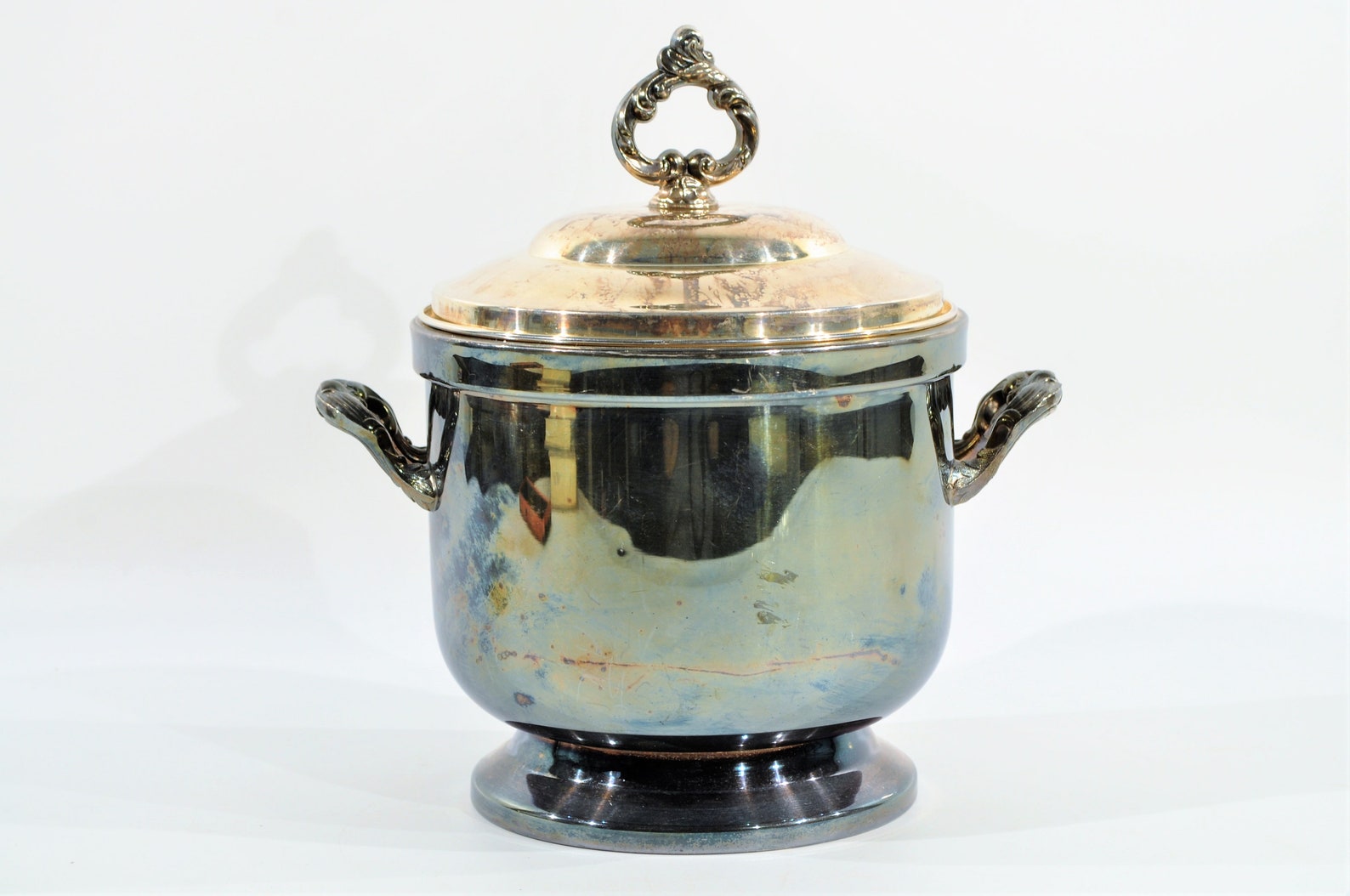 Vintage Oneida USA Silverplate Victorian Style Ice Bucket With - Etsy