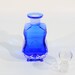 Cobalt Blue Square Glass Perfume Bottle and Stopper - Etsy