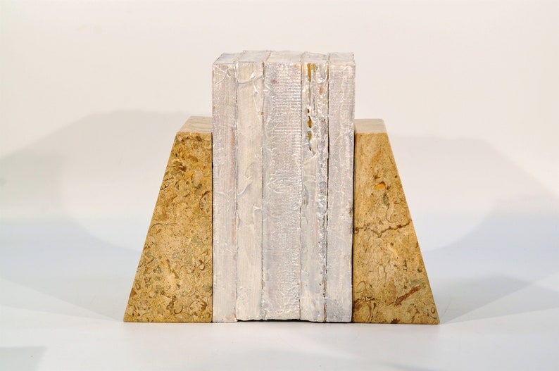 Mid Century Modern Granite Bookends - Etsy