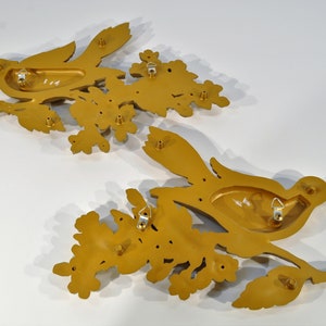 Vintage 1967 Syroco Flowers & Birds Wall Hanging - Etsy