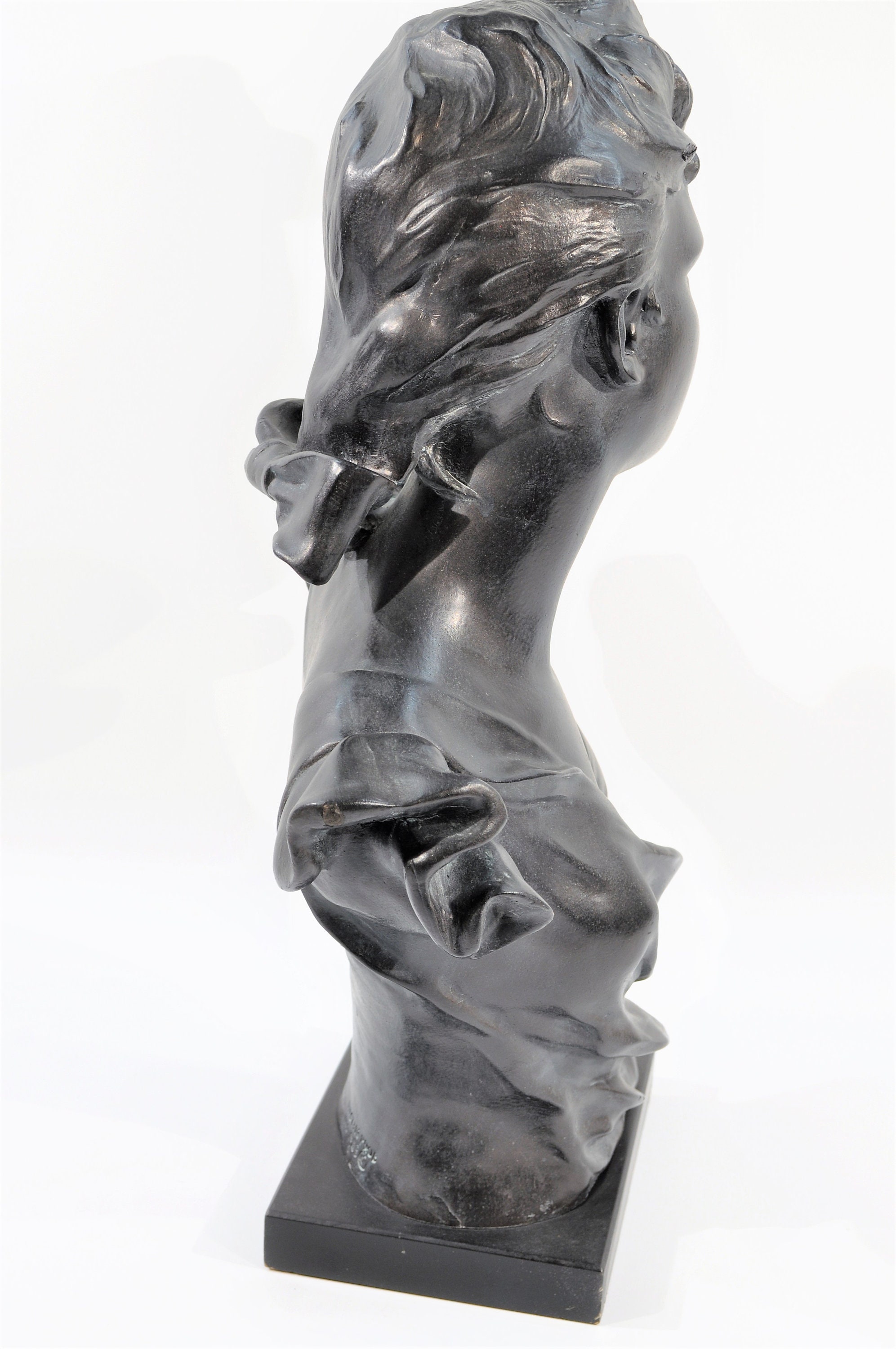 22'' T Austin Prod Inc 1983 Woman Sculpture /art Deco Statue Woman ...