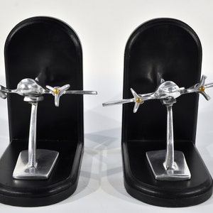 Vintage Airplane Bookends - Etsy