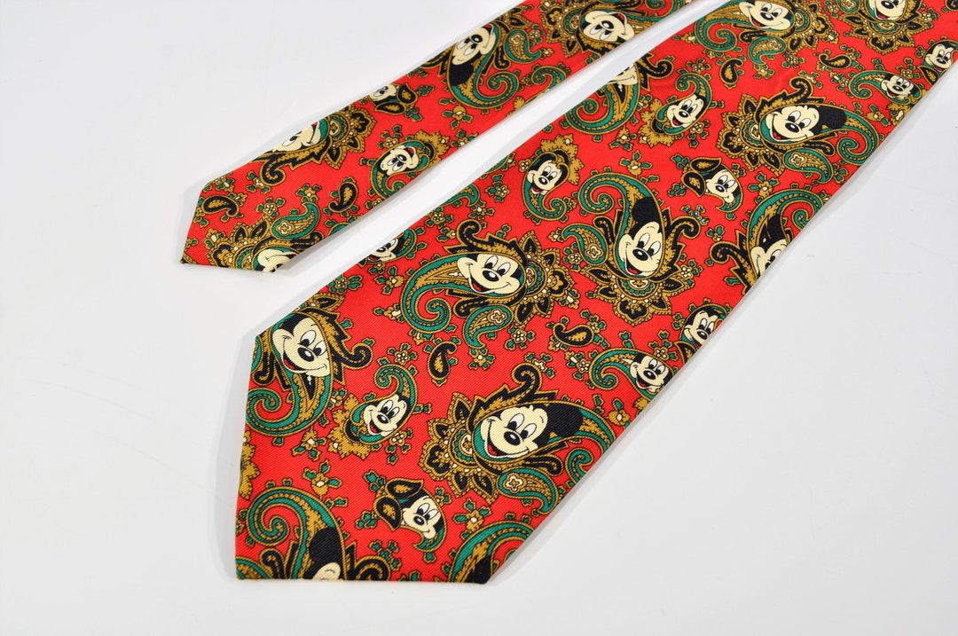 Disney Silk Tie /balancine the Disney Tie Works Silk Tie in Paisley ...