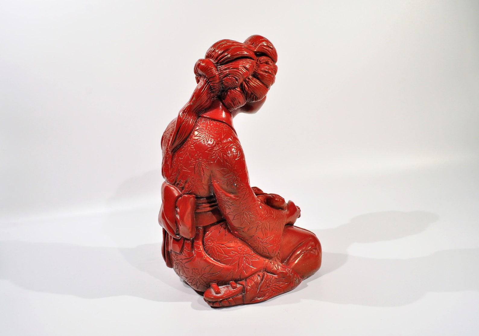 Large Oriental Statues Universal Statuary Corp Figures Vintage - Etsy