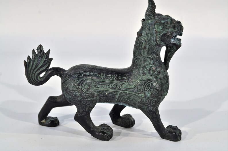 Vintage Foo Dog Statue /small Foo Dog Figurine - Etsy