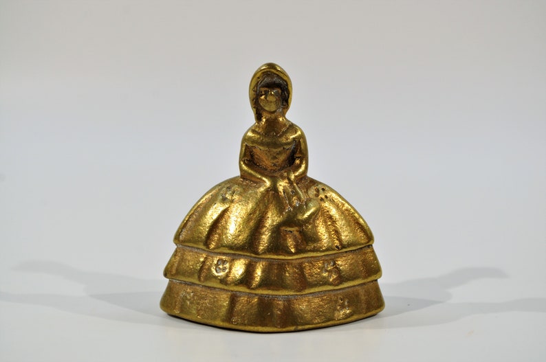 English Victorian Lady Ornate Brass Tea Bell /table Bell/ - Etsy