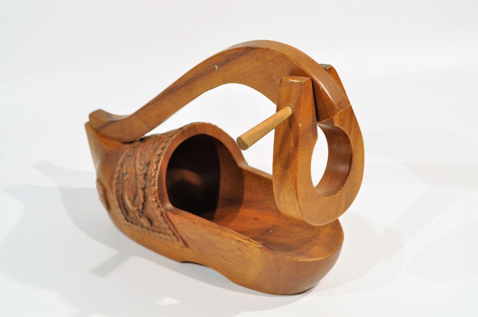 French Wooden Clog/sabot Bottle Holder/vintage Wine Bottle - Etsy