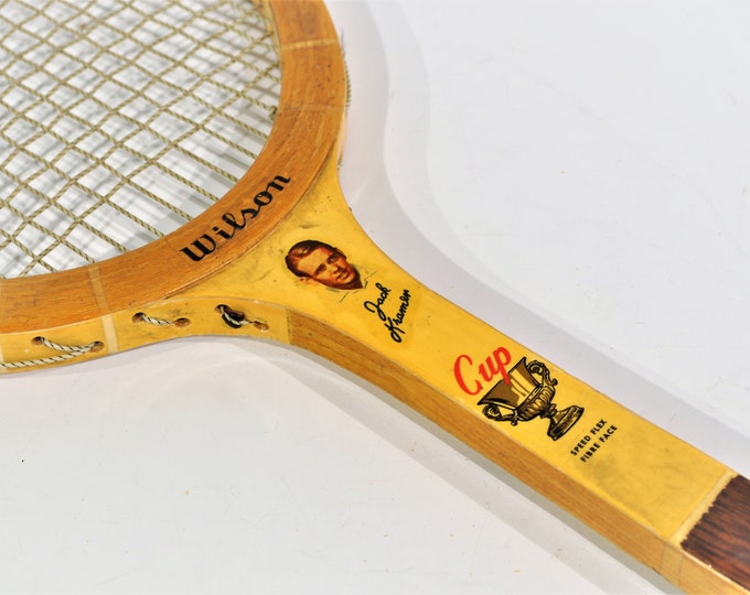Jack Kramer Tennis Racket Mid Century Wilson Sports Equipment - Etsy