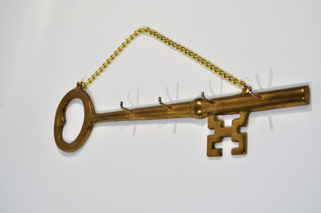 14'' L James Mont Style Vintage Key Hook /asian Mid Century Key Hook ...