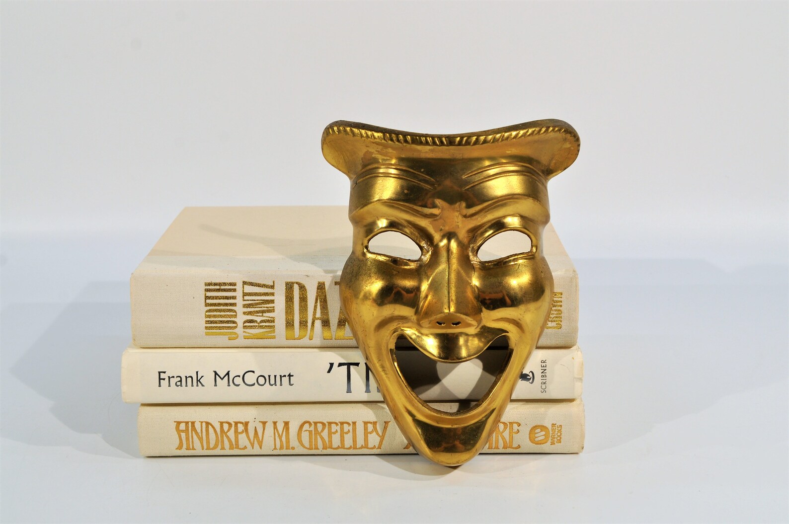 Mid Century Brass Drama/ Comedy Theater Mask Wall Hanging - Etsy