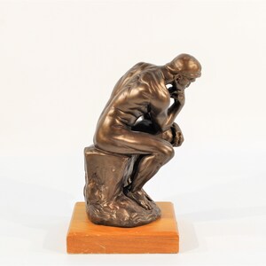 9'' Tall Austin Productions, the Thinker, Sculpture - Etsy