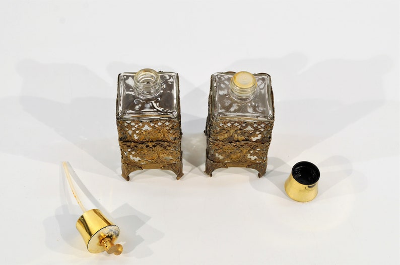Filigree Fiery Cologne & Perfume Empty Bottles by Luzier Inc - Etsy
