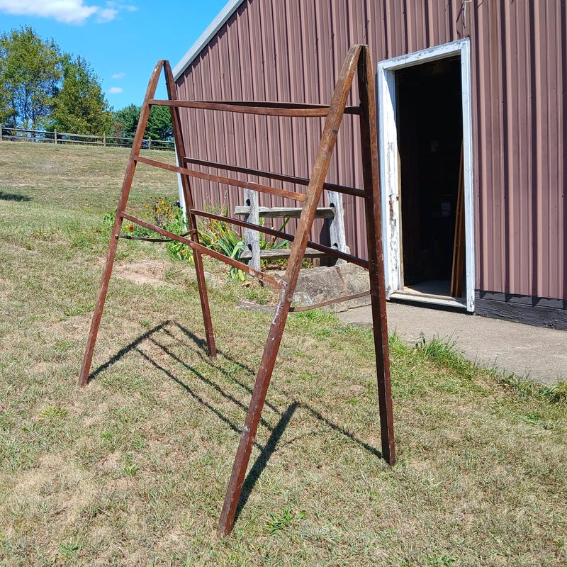 Antique Wood Ladder - Etsy