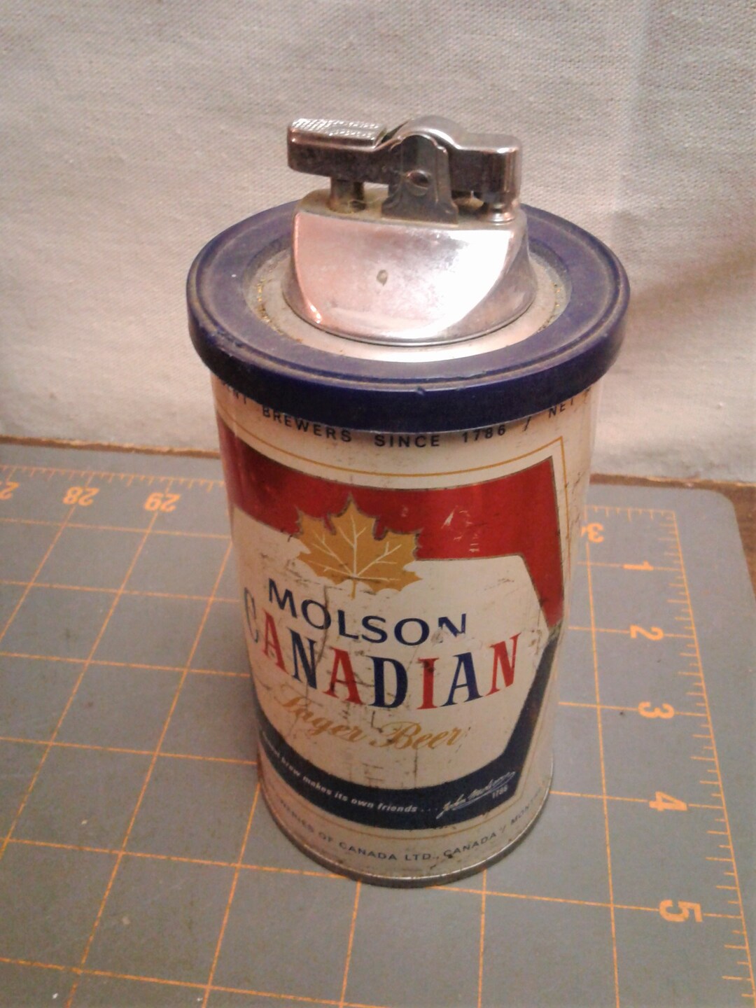 Vintage Molson Canadian Tall Beer Can Cigarette Lighter Japan - Etsy