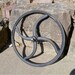 Antique Cast Iron Flywheel for Foot Treadle Powered Machinery 17.50 in ...