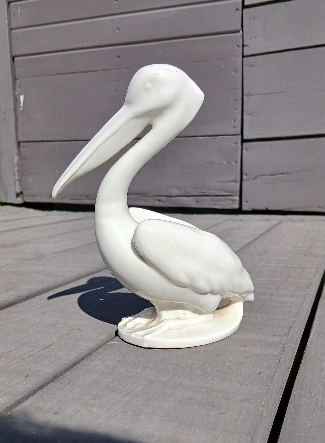 Vintage Rare White Pelican Dwight Morris Designer Mid Century Kingwood ...