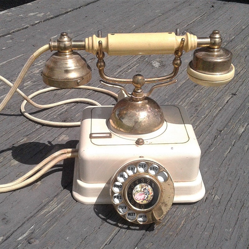Rotary Dial Phone - Etsy