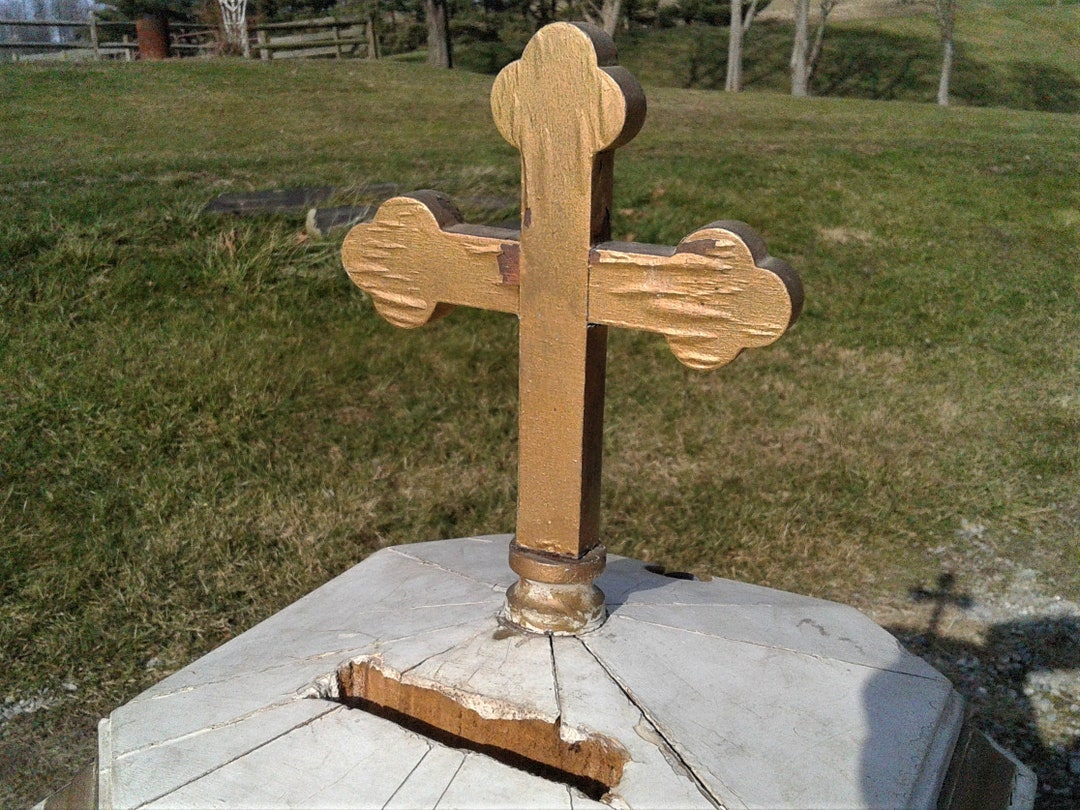 Antique Religious Wooden Baptismal Font W/ Prayer and Tithe - Etsy
