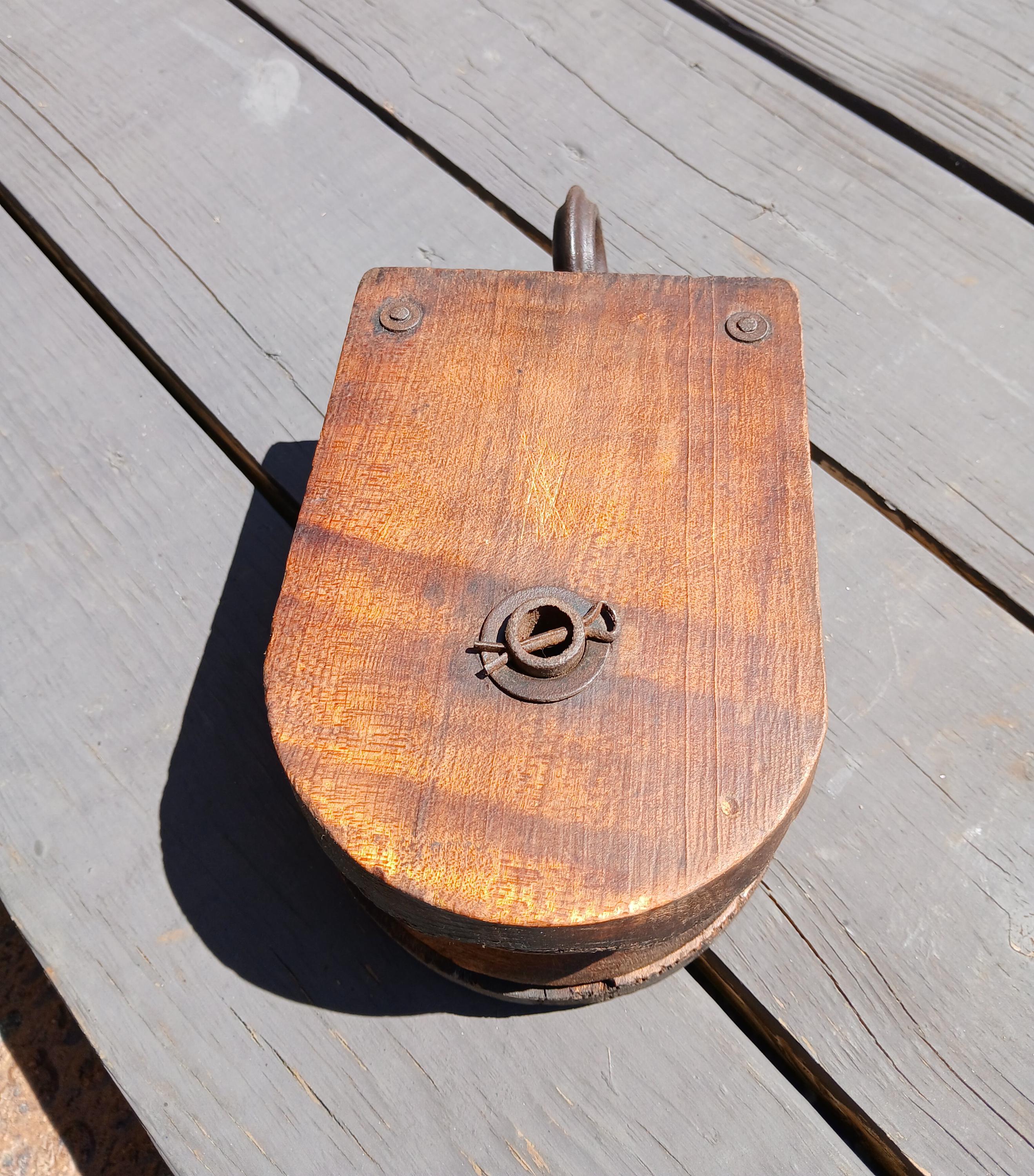 Antique Wooden Barn Hay Loft Pulley Primitive 1870s - Etsy