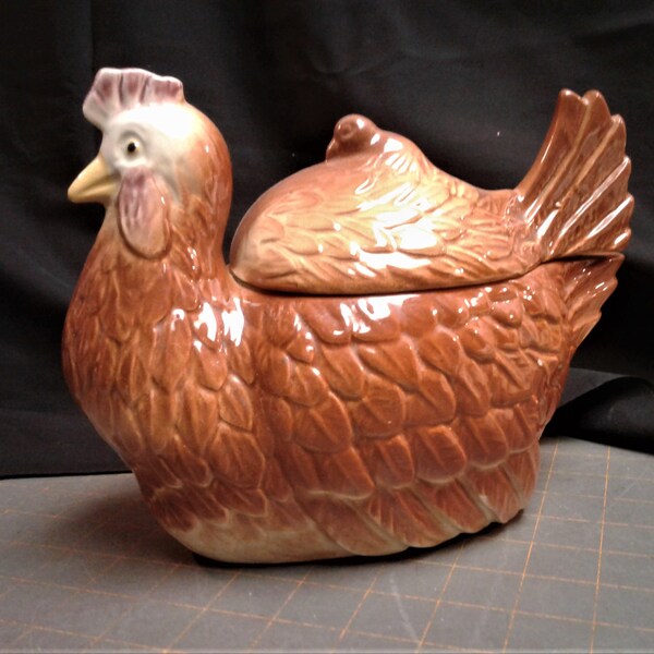 Pottery Chicken - Etsy