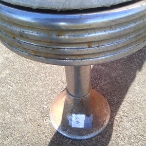 Vintage Soda Fountain or Diner Chrome Swivel Bar Stool 1950s Number 2 ...