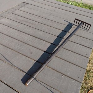 Antique Iron Clam Rake 1930s Era - Etsy