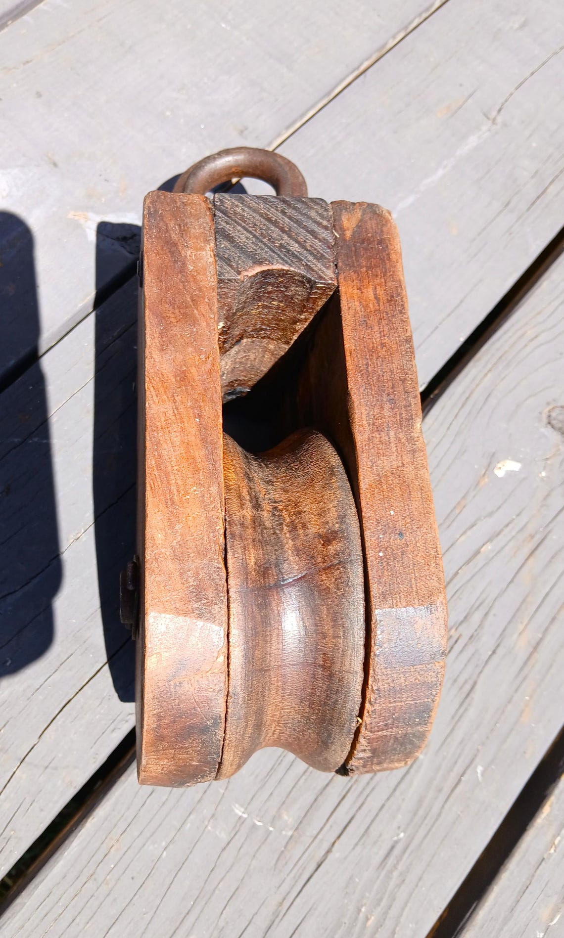 Antique Wooden Barn Hay Loft Pulley Primitive 1870s - Etsy