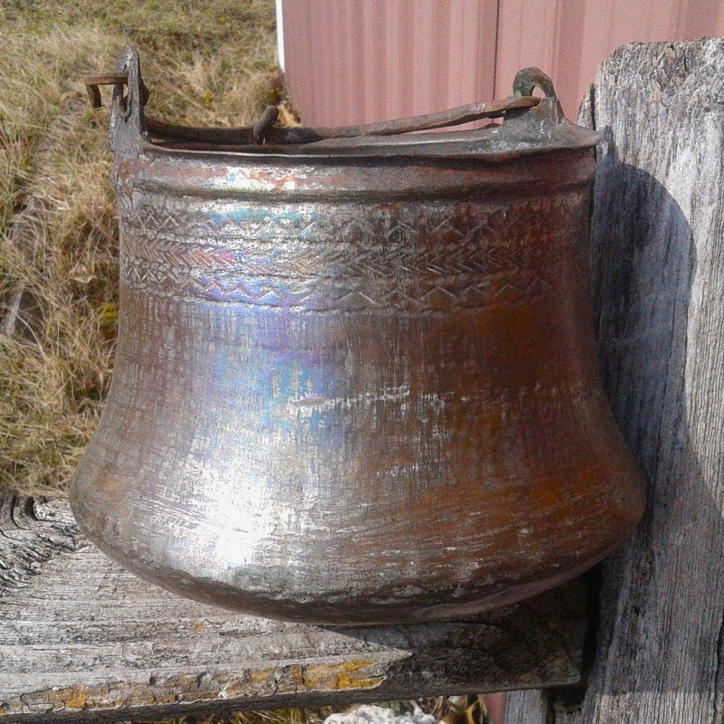 Antique Cauldron - Etsy