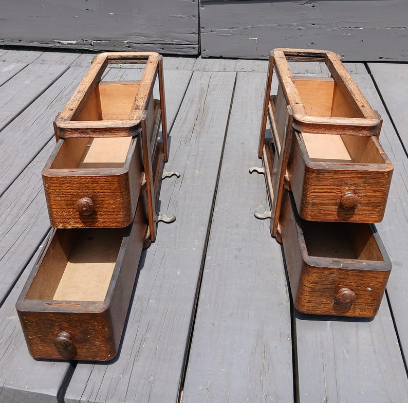 Antique Singer Treadle Sewing Machine Drawers 1890s - Etsy