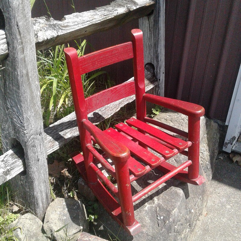 Painted Rocking Chair - Etsy