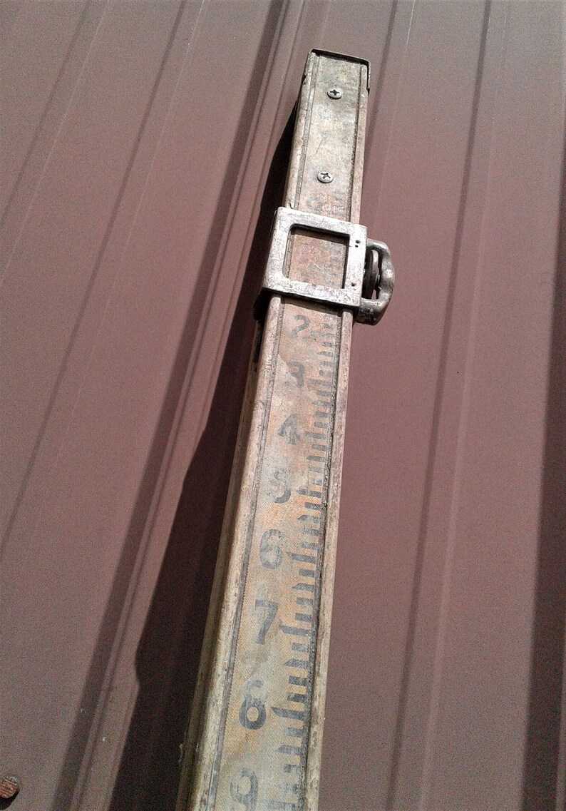 Antique Wooden Sliding Surveyor Transit Measuring Stick Rod | Etsy