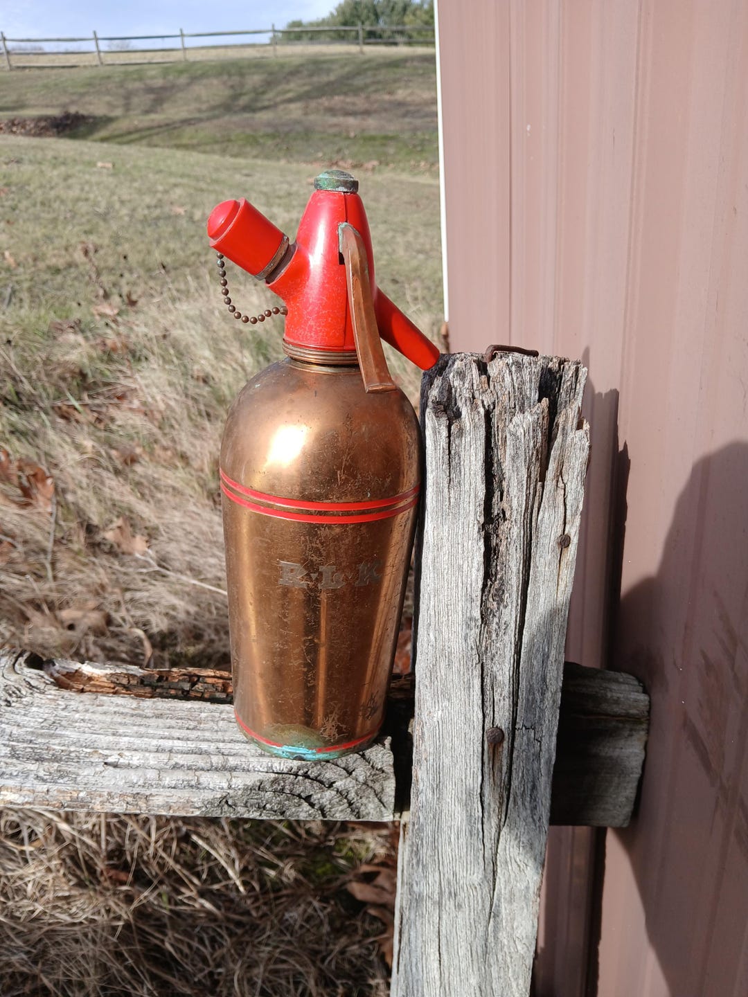 Vintage Sparklets Copper Seltzer Bottle Atomic Age Bar Ware - Etsy