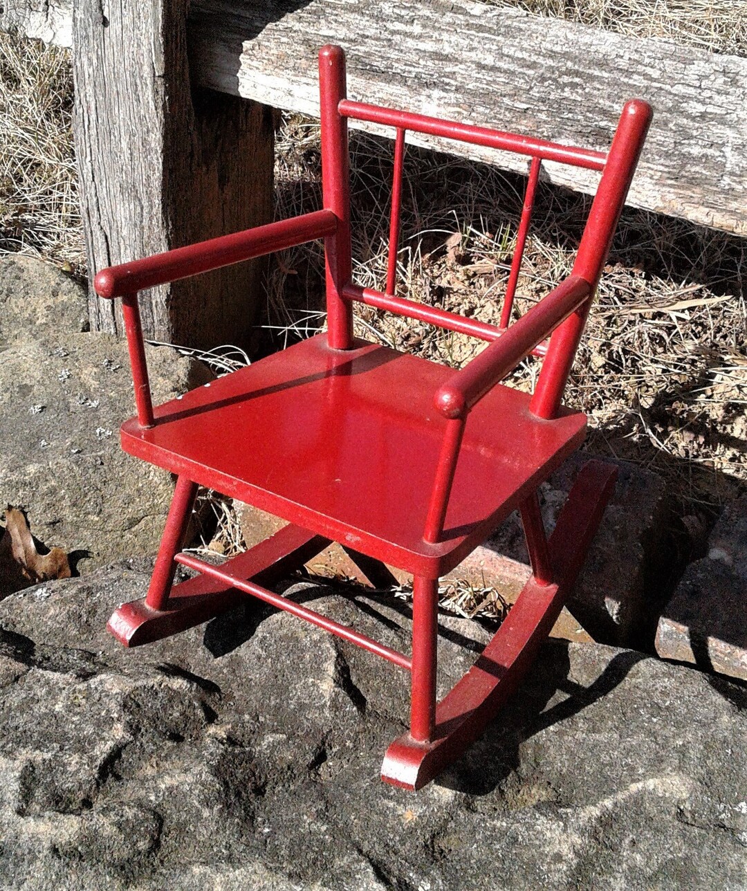 Antique Doll Rocking Chair at Joshua Allingham blog