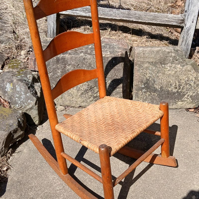 Antique Ladder Back Chairs - Etsy