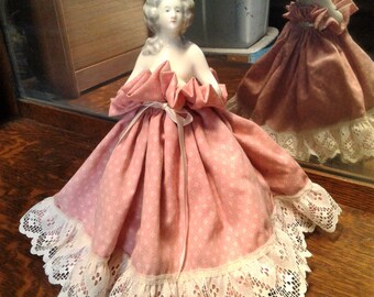 Antique Porcelain Doll Lamp - Etsy