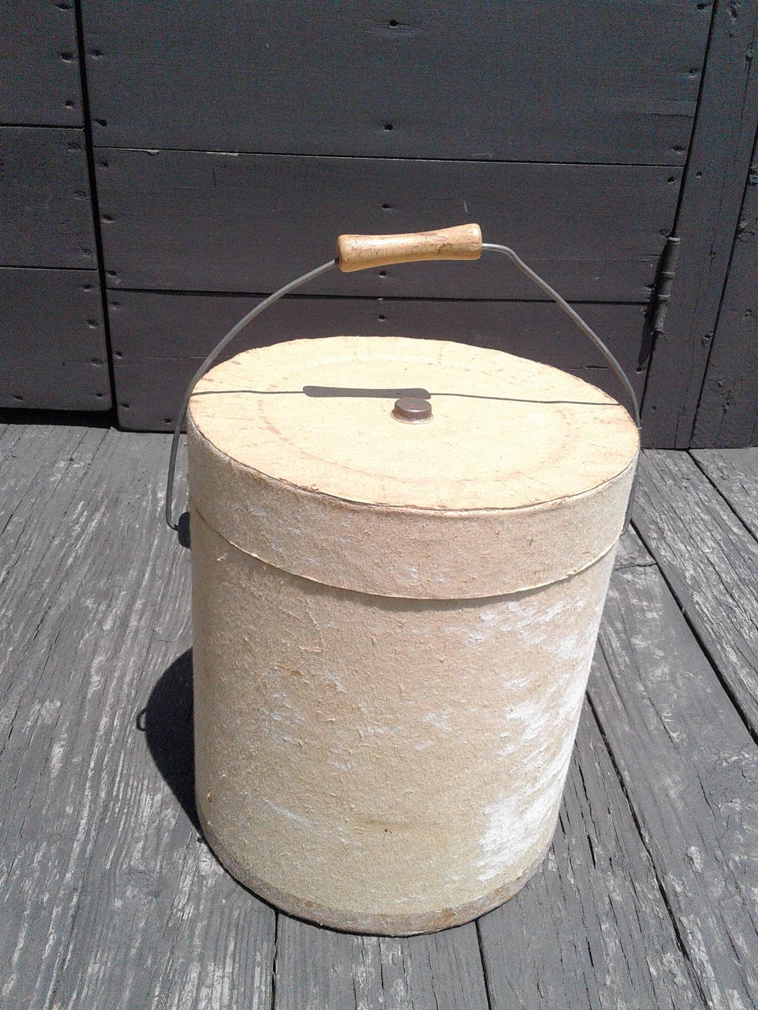 Vintage Insulated Ice Cream Shipping Container Pressed Cardboard - Etsy