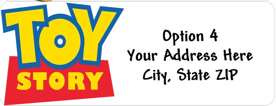 TOY STORY Inspired Personalized Address Labels - 6 Styles Available! - Etsy