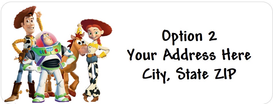 TOY STORY Inspired Personalized Address Labels - 6 Styles Available! - Etsy