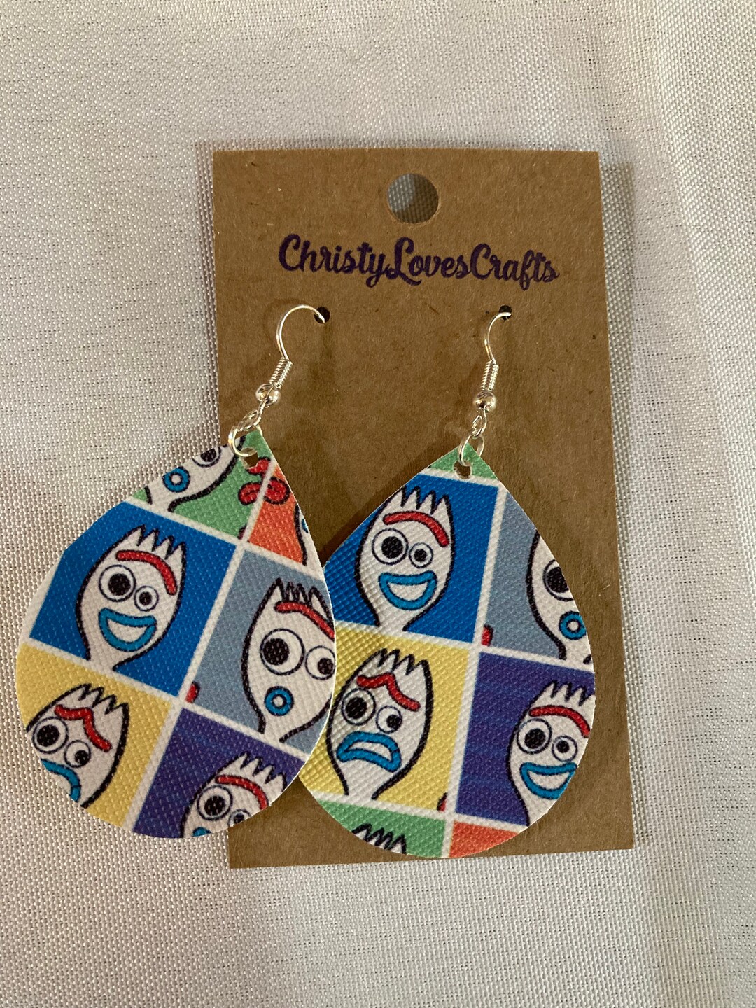 FORKY Toy Story Disney-inspired Faux Leather Earrings - Etsy