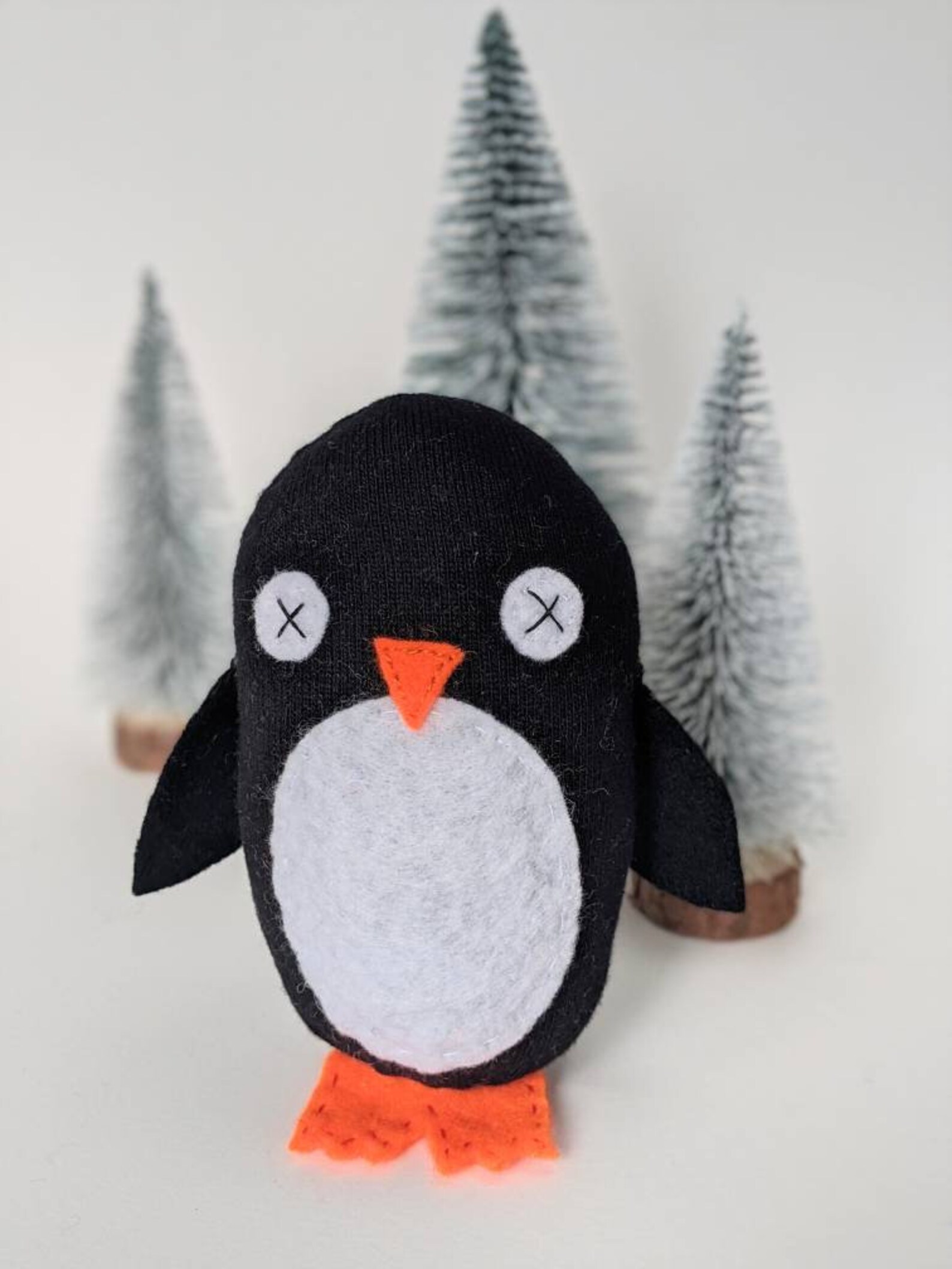Soft Toy Penguin. Sock Creature Penguin. Ideal Christmas Baby or Kids ...