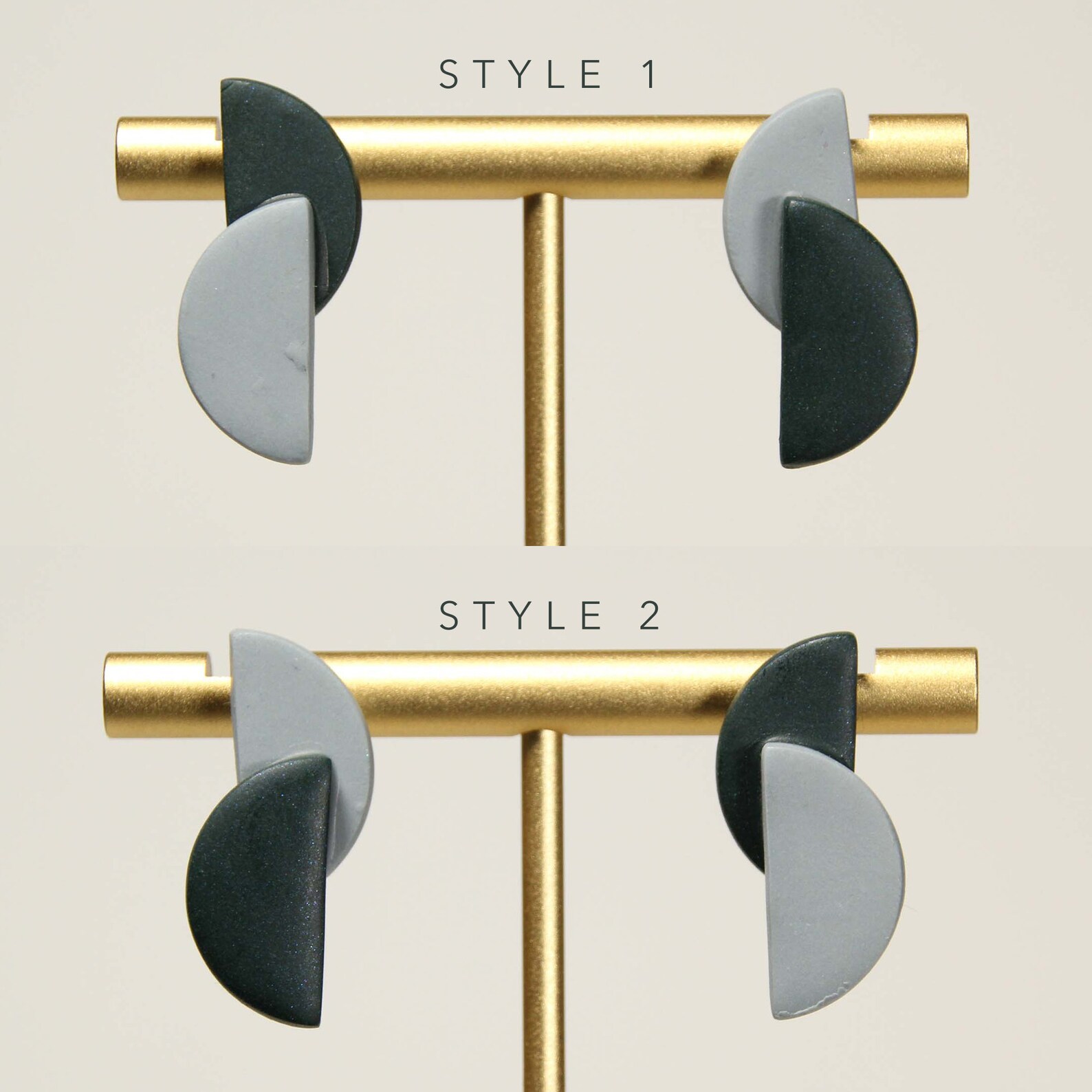 GLORIA // Statement Studs Various Color Combos New Zealand - Etsy