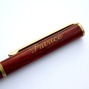 Personalized Wooden Pen, Unique Wedding, Retirement, Anniversary or ...