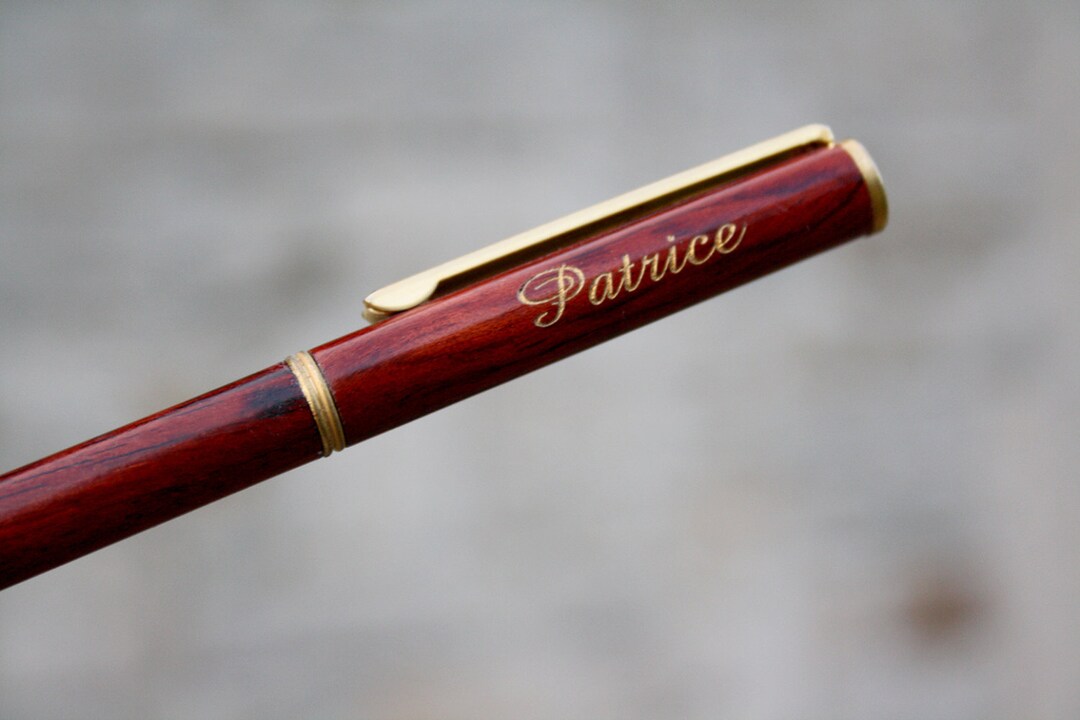 Personalized Wooden Pen, Unique Wedding, Retirement, Anniversary or ...