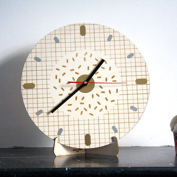 Memphis Style Clock - Etsy UK