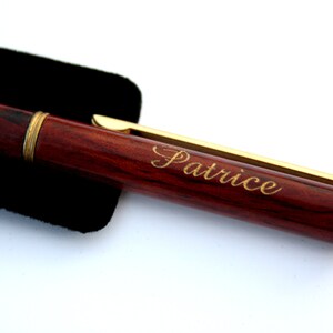 Personalized Wooden Pen, Unique Wedding, Retirement, Anniversary or ...