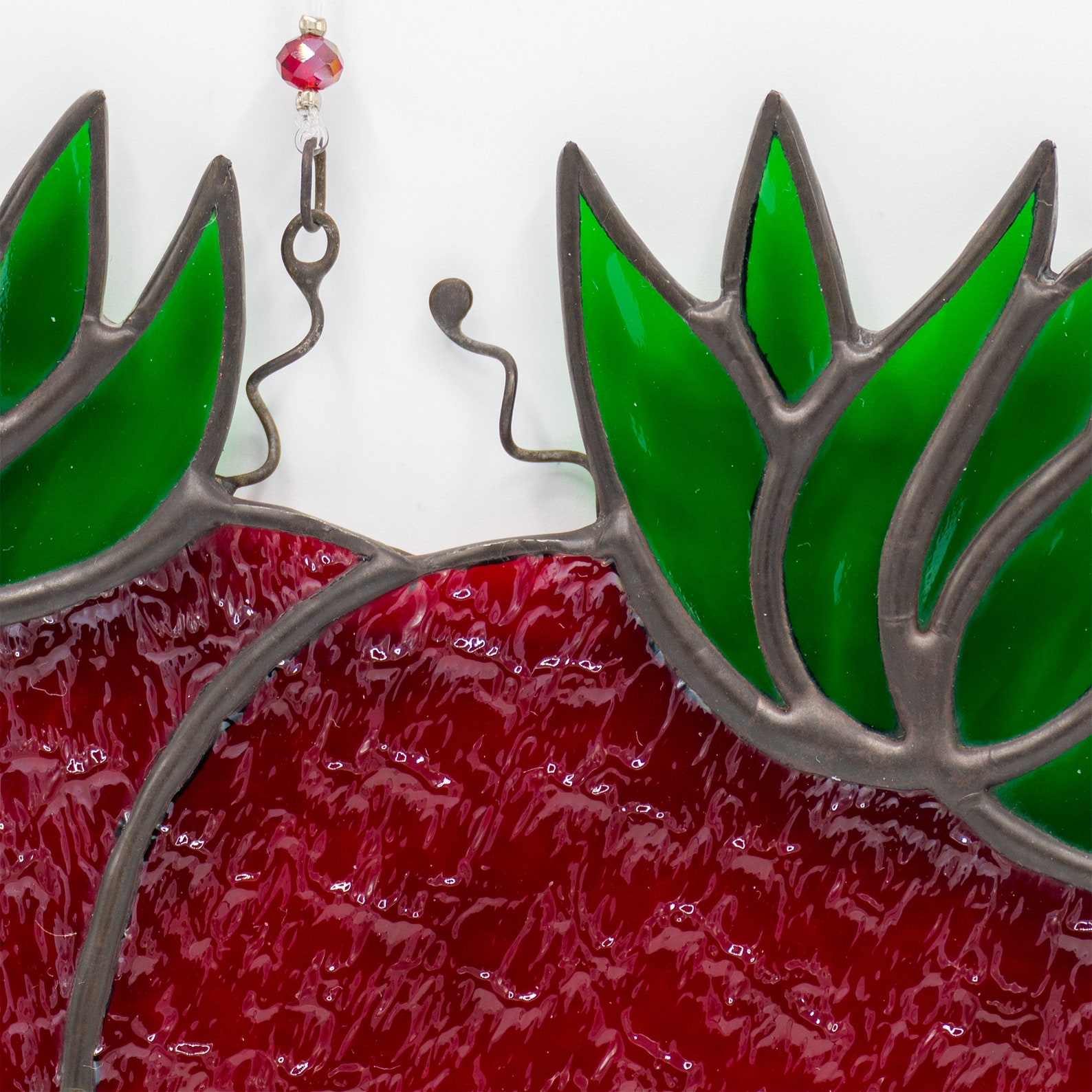 Stained glass strawberry suncatcher strawberries suncatcher | Etsy