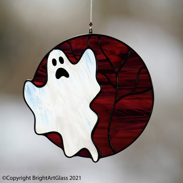 Stained Glass Ghost - Etsy