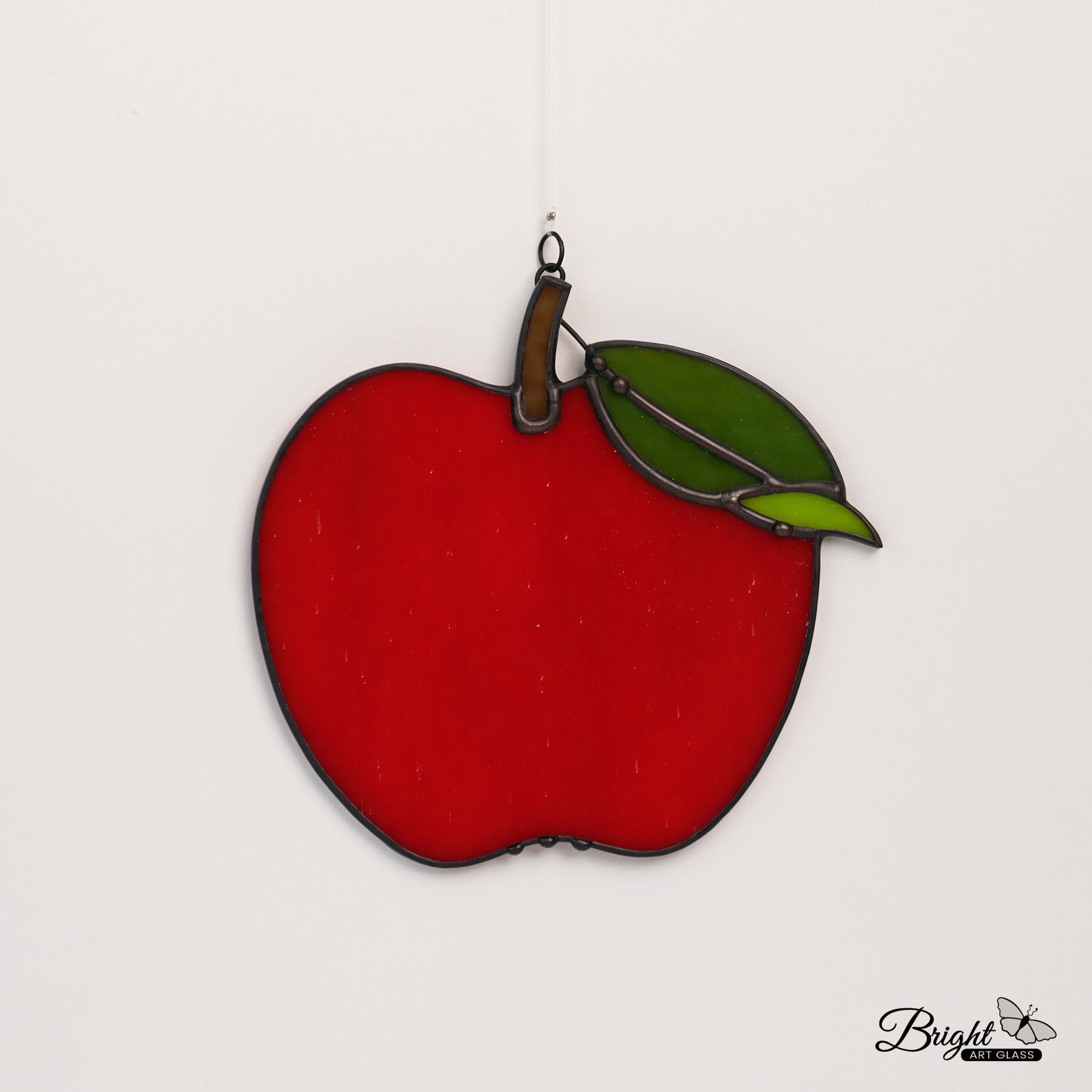 Apple Stained Glass Apple Suncatcher Apple Ornament Apple - Etsy